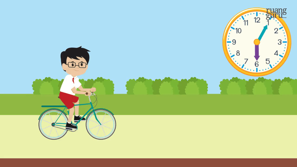 Video belajar Menyelesaikan Masalah tentang Tanda Waktu Menit ...