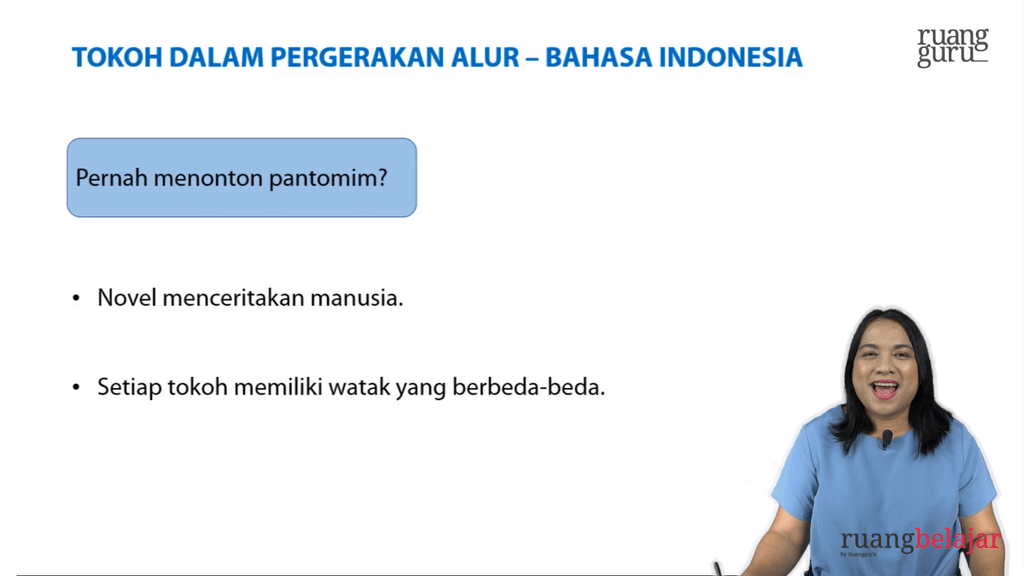 Video belajar Tokoh dalam Penggerakan Alur (Tokoh Sentral, Tokoh ...