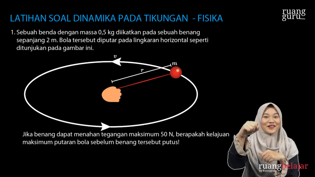 Video belajar Latihan Soal Dinamika Tikungan Fisika untuk Kelas 10 IPA