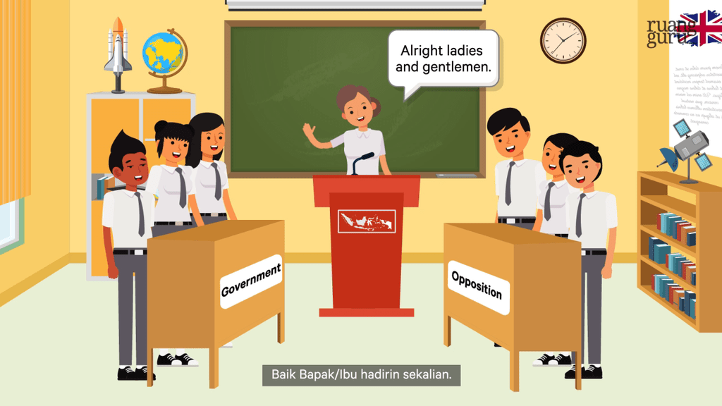 Video belajar Situational Dialogue - Debate Competition Bahasa Inggris ...