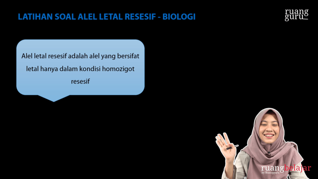 Video belajar Latihan Soal Alel Letal Resesif Biologi untuk Kelas 12 IPA