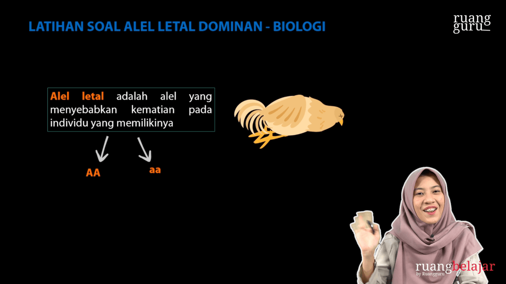 Video belajar Latihan Soal Alel Letal Dominan Biologi untuk Kelas 12 IPA