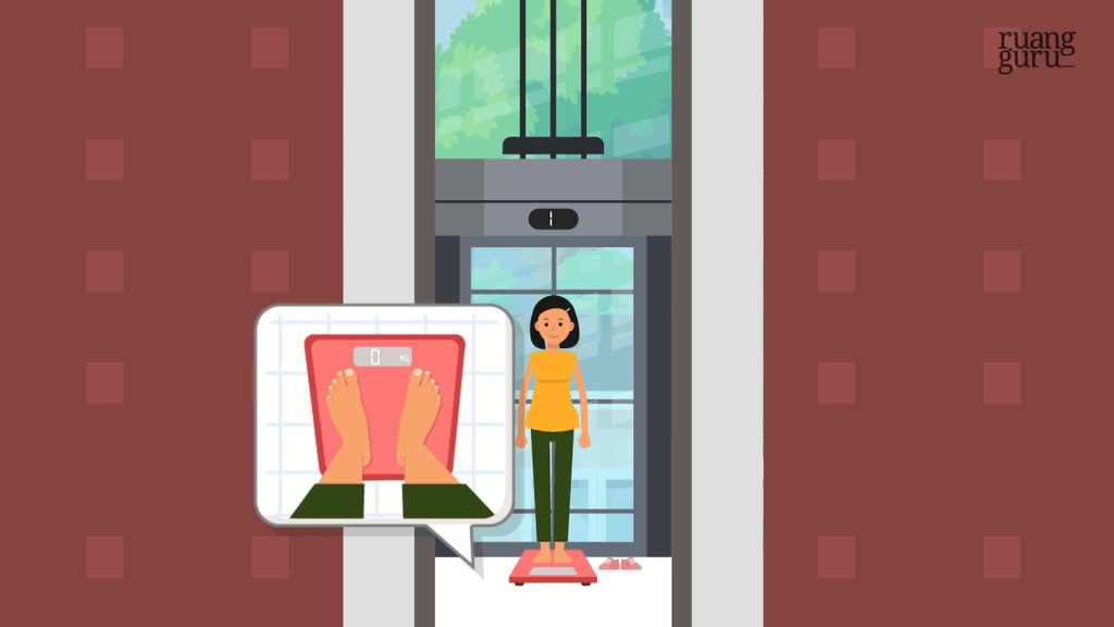 Video belajar Berat Semu dalam Lift Fisika untuk Kelas 11