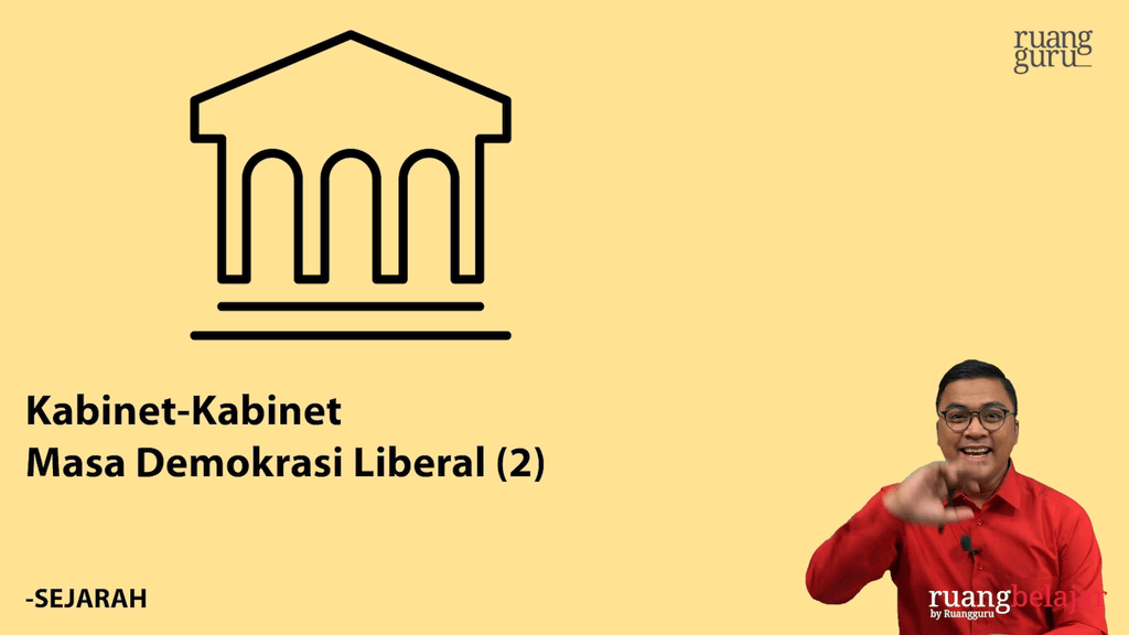 Video Belajar Kabinet Kabinet Masa Demokrasi Liberal 2 Sejarah Untuk Kelas 9