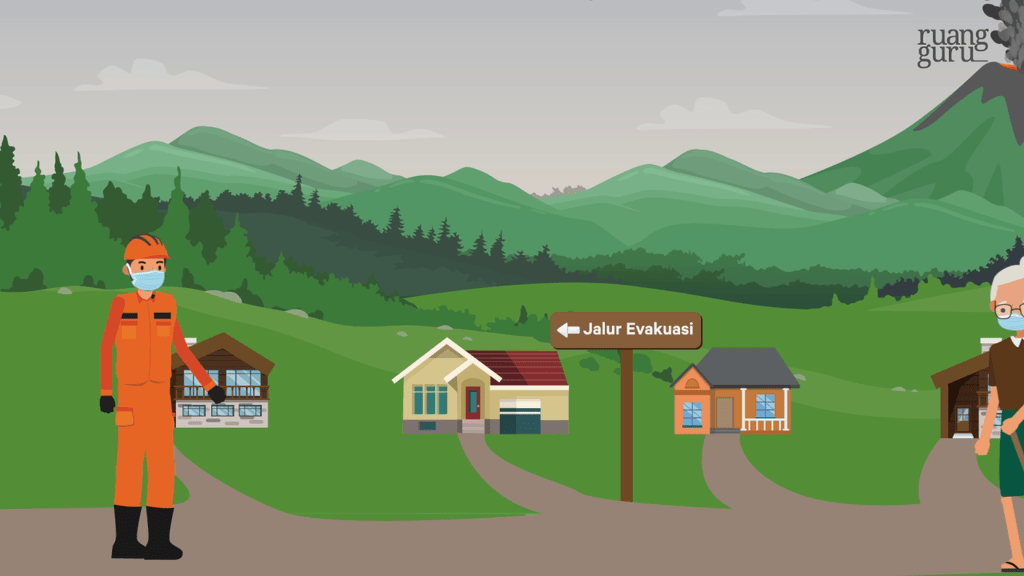 Video belajar Bahaya Gunung Api IPA untuk Kelas 8