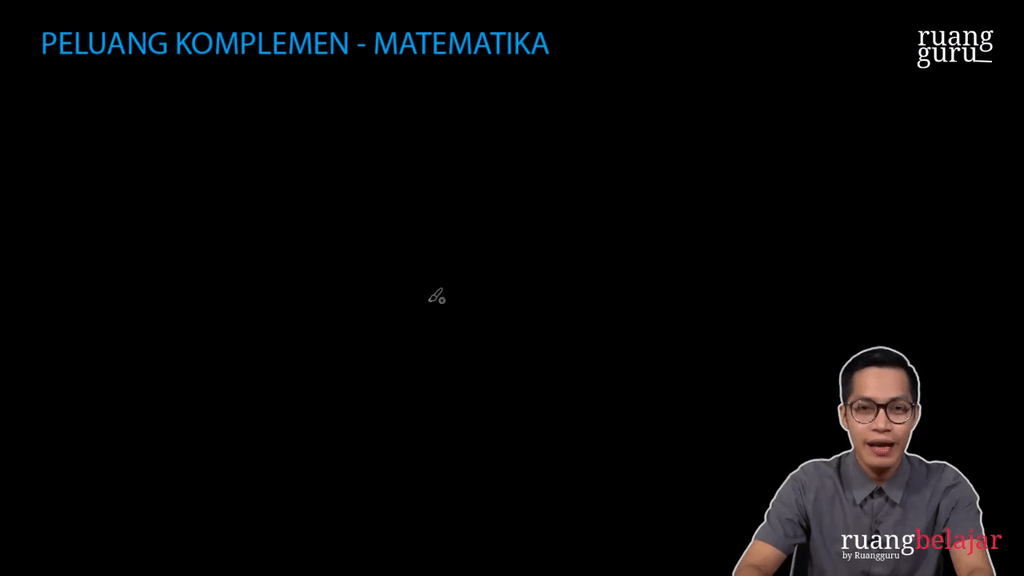 Video belajar Peluang Komplemen Matematika untuk Kelas 8