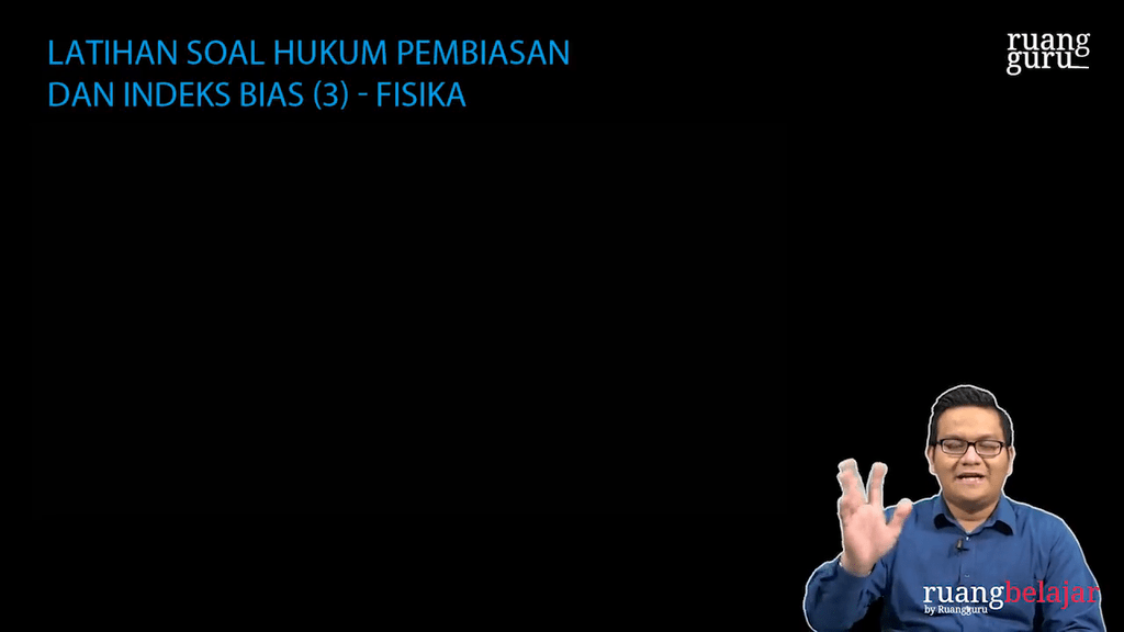 Video belajar Latihan Soal Hukum Pembiasan dan Indeks Bias (3) Fisika ...