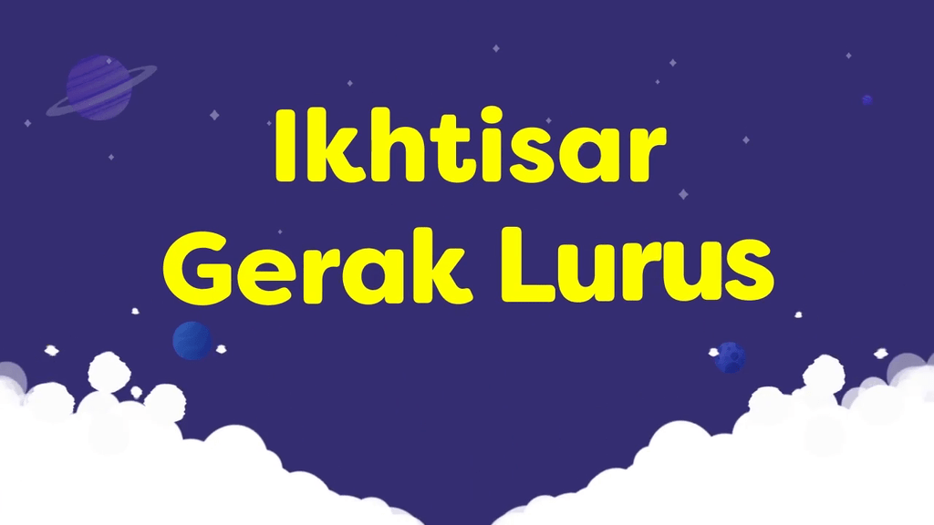 Video belajar Ikhtisar Gerak Lurus Fisika untuk Kelas 11
