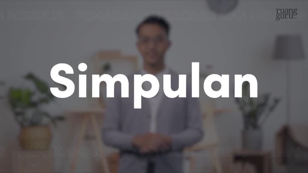 Video belajar Simpulan Pemahaman Bacaan dan Menulis untuk UTBK & Ujian ...