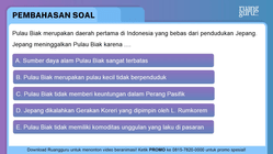 Pulau Biak merupakan daerah pertama di Indonesia y...