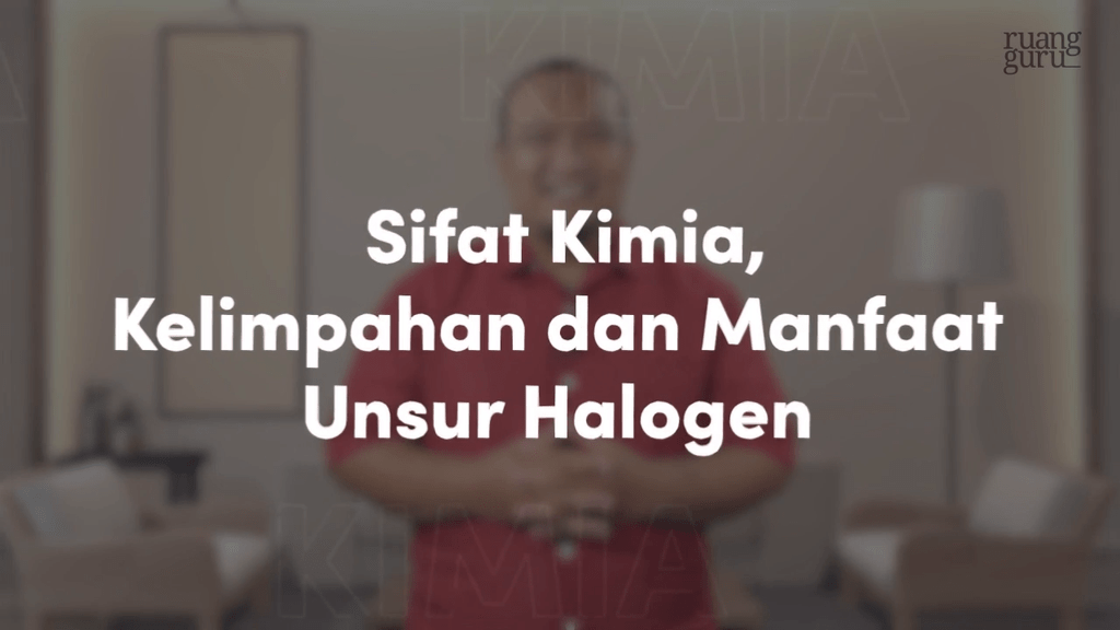 Video belajar Sifat Kimia, Kelimpahan dan Manfaat Unsur Halogen Kimia ...