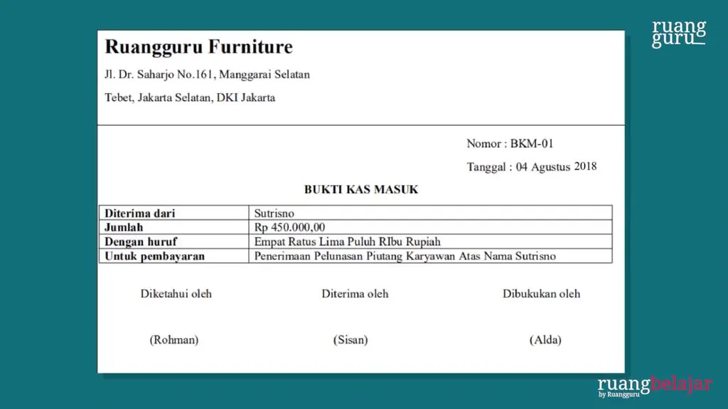 Video belajar Pelunasan Piutang Karyawan Komputer Akuntansi untuk Kelas ...