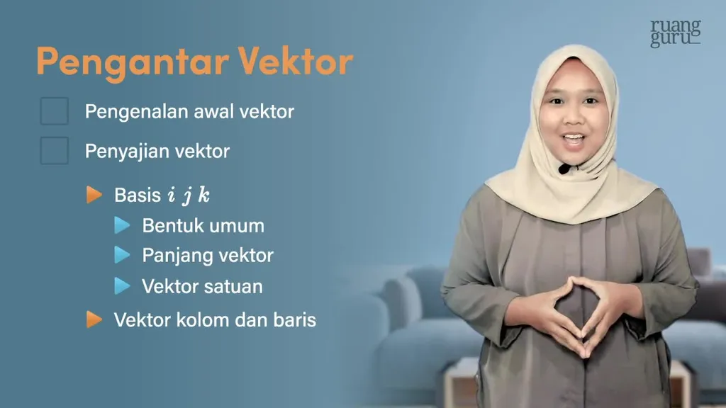 Video belajar Pengantar Vektor Matematika untuk UTBK & Ujian Mandiri
